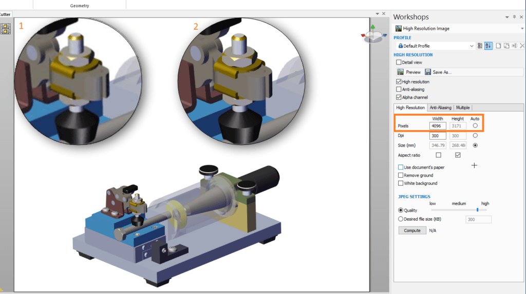 Tips för 2D-bild i Composer | SolidEngineer