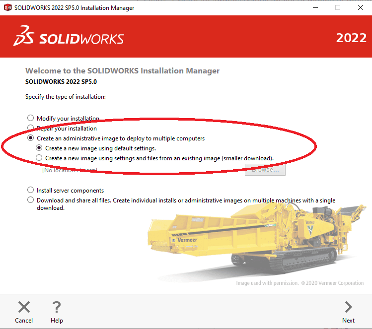 Skapa en Admin Image | SolidEngineer