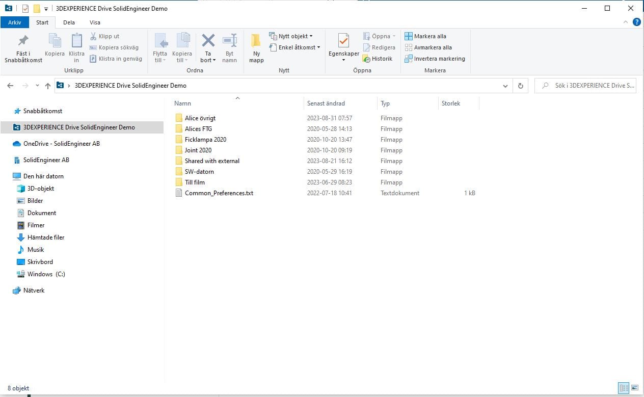 Installera 3DDrive lokalt | SolidEngineer